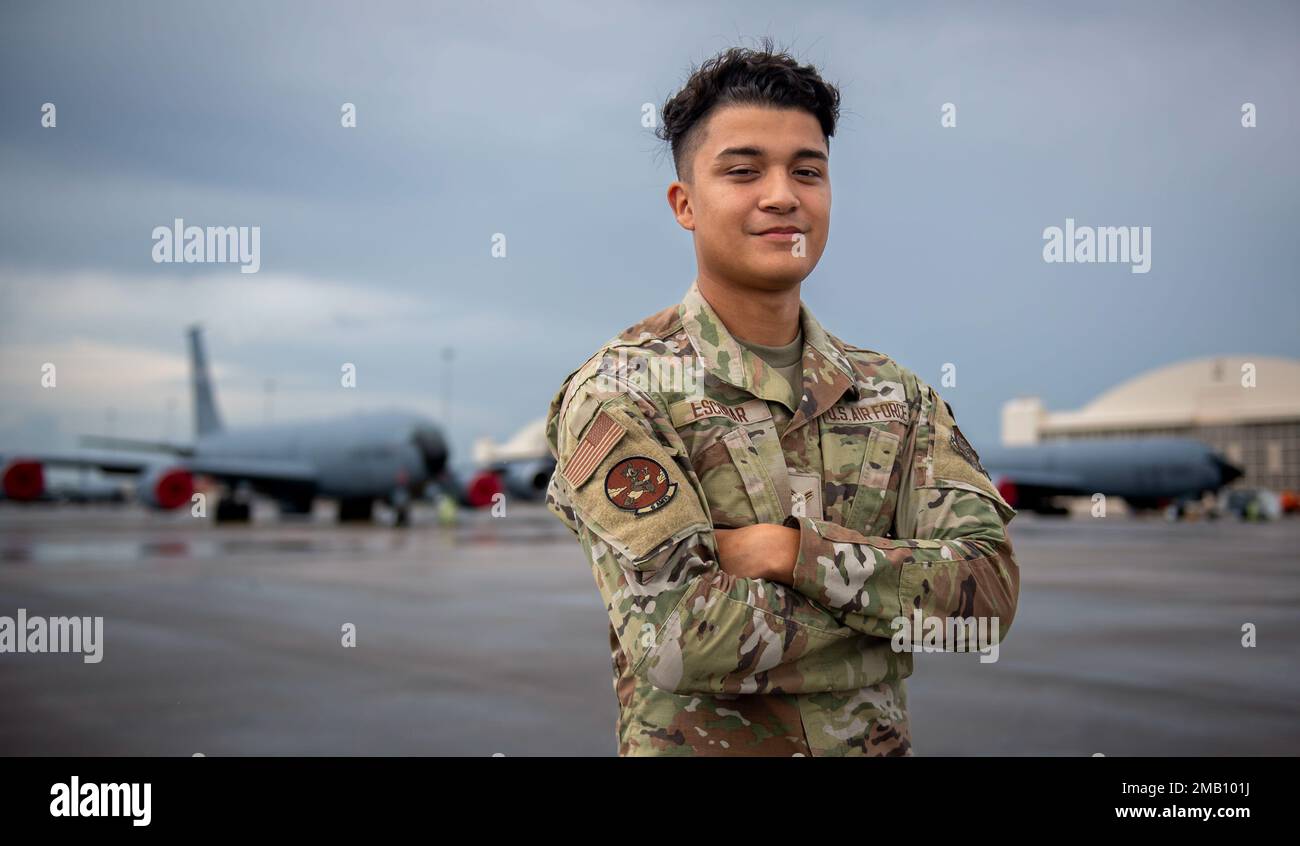 U.S. Air Force Airman 1st Class Allen Escobar, 6th Aircraft Maintenance ...