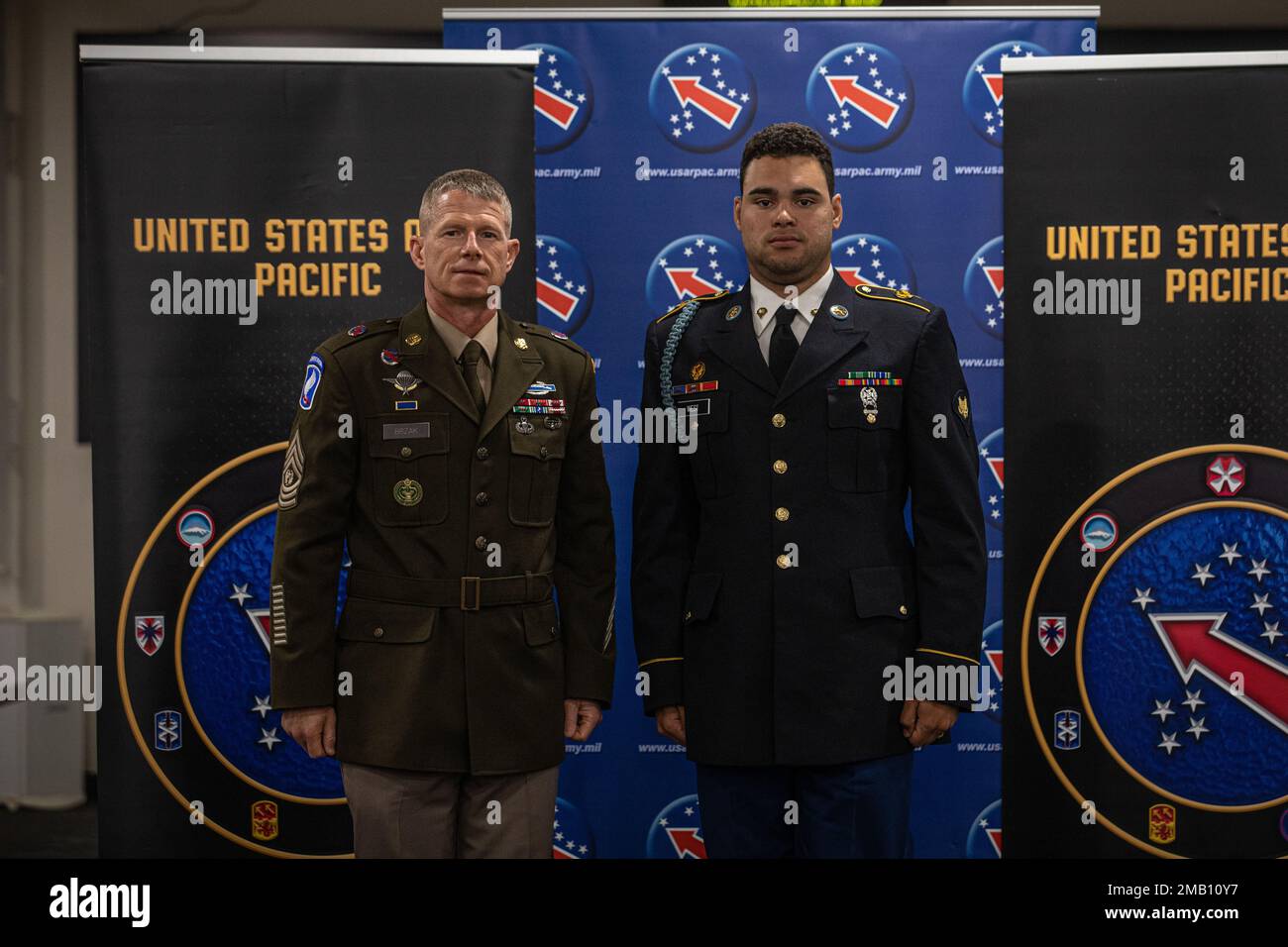 Command Sgt. Maj. Scott A. Brzak, U.S. Army Pacific senior enlisted ...