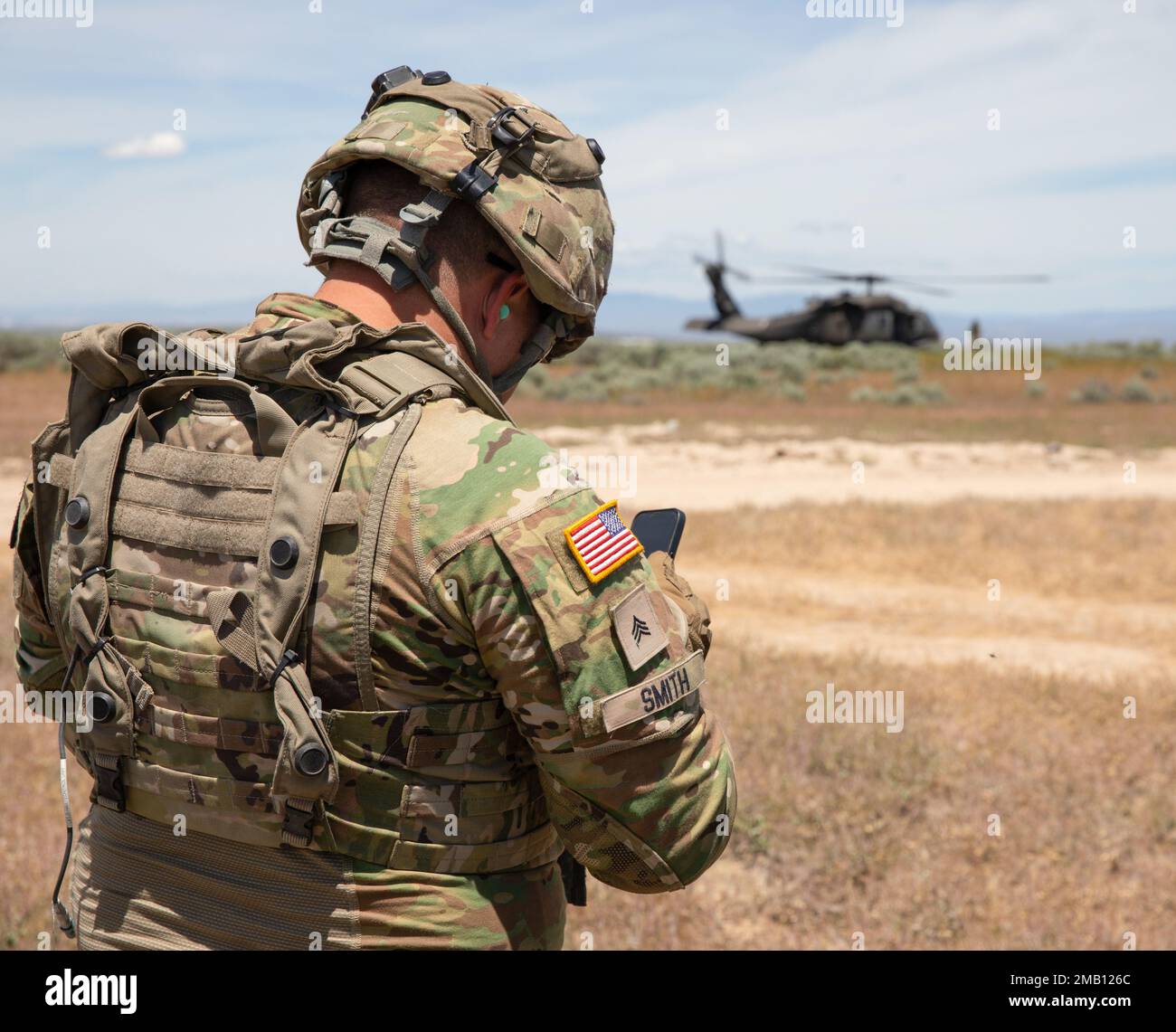 Sgt. William Smith, a fire support team member with Headquarters and ...