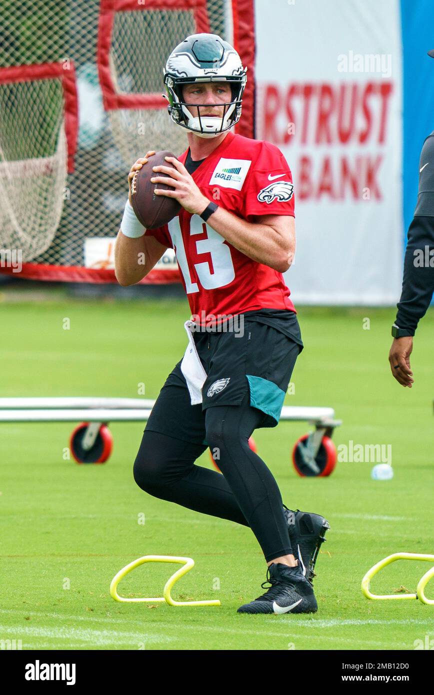 Philadelphia Eagles' Reid Sinnett in action during practice at NFL ...
