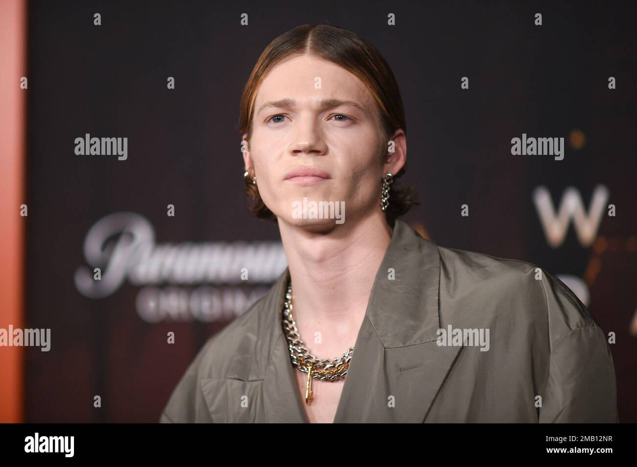 Chase Liefeld arrives at the premiere of "Wolf Pack" on Thursday Jan ...