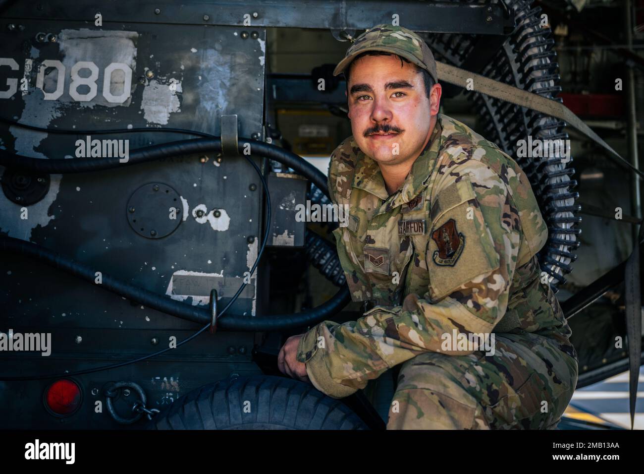 U.S. Air Force Staff Sgt. Cy Snyder III, C-130 Loadmaster from the ...