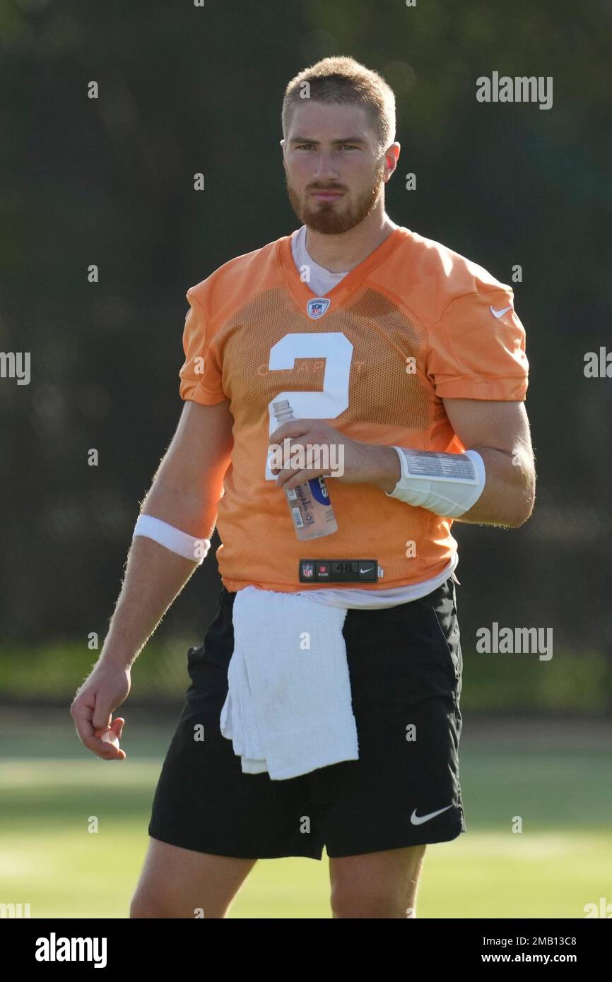 Tampa Bay Buccaneers quarterback Kyle Trask during an NFL football ...