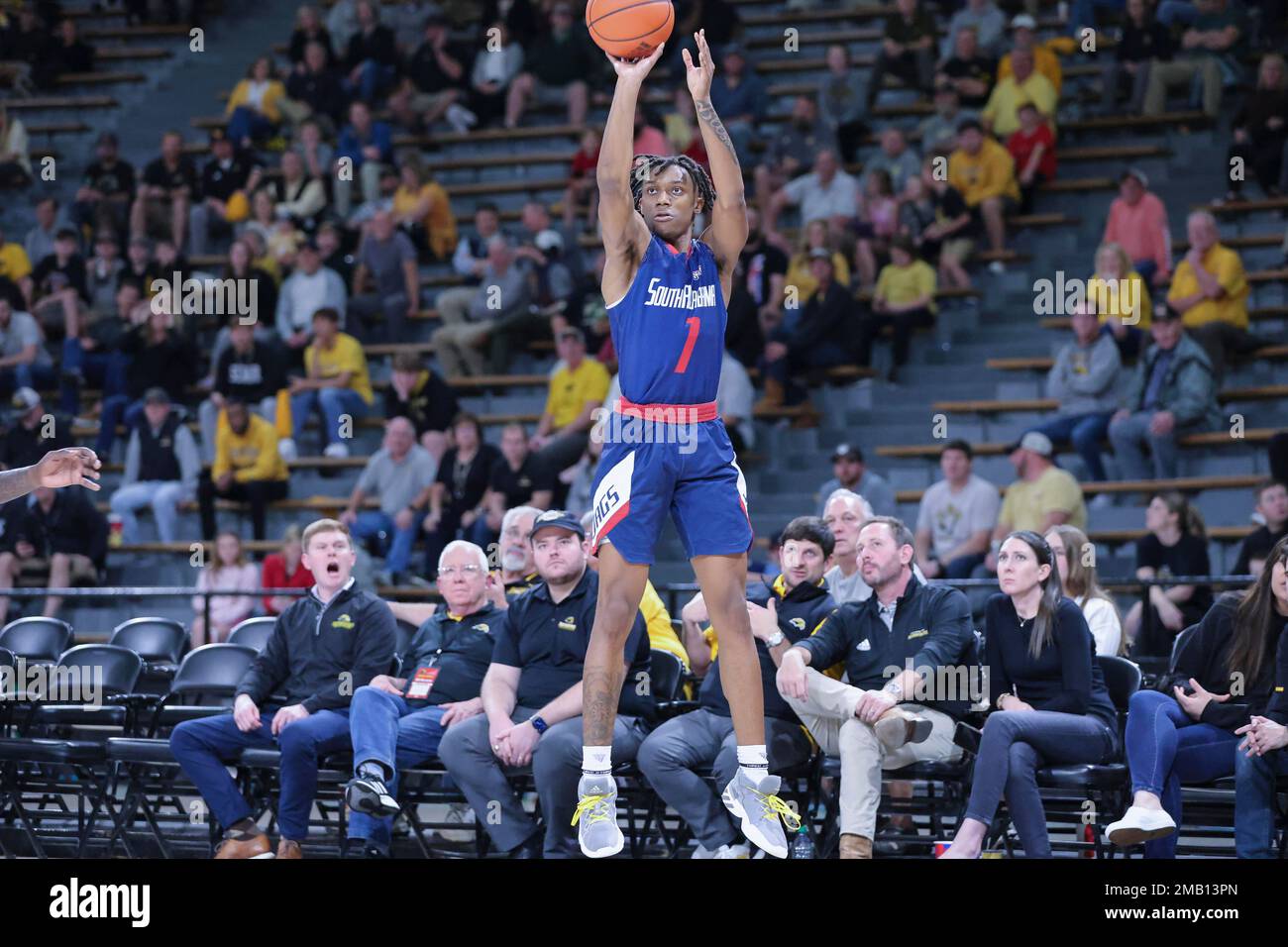 January 19, 2023: South Alabama Jaguars guard Jamar Franklin (1 ...