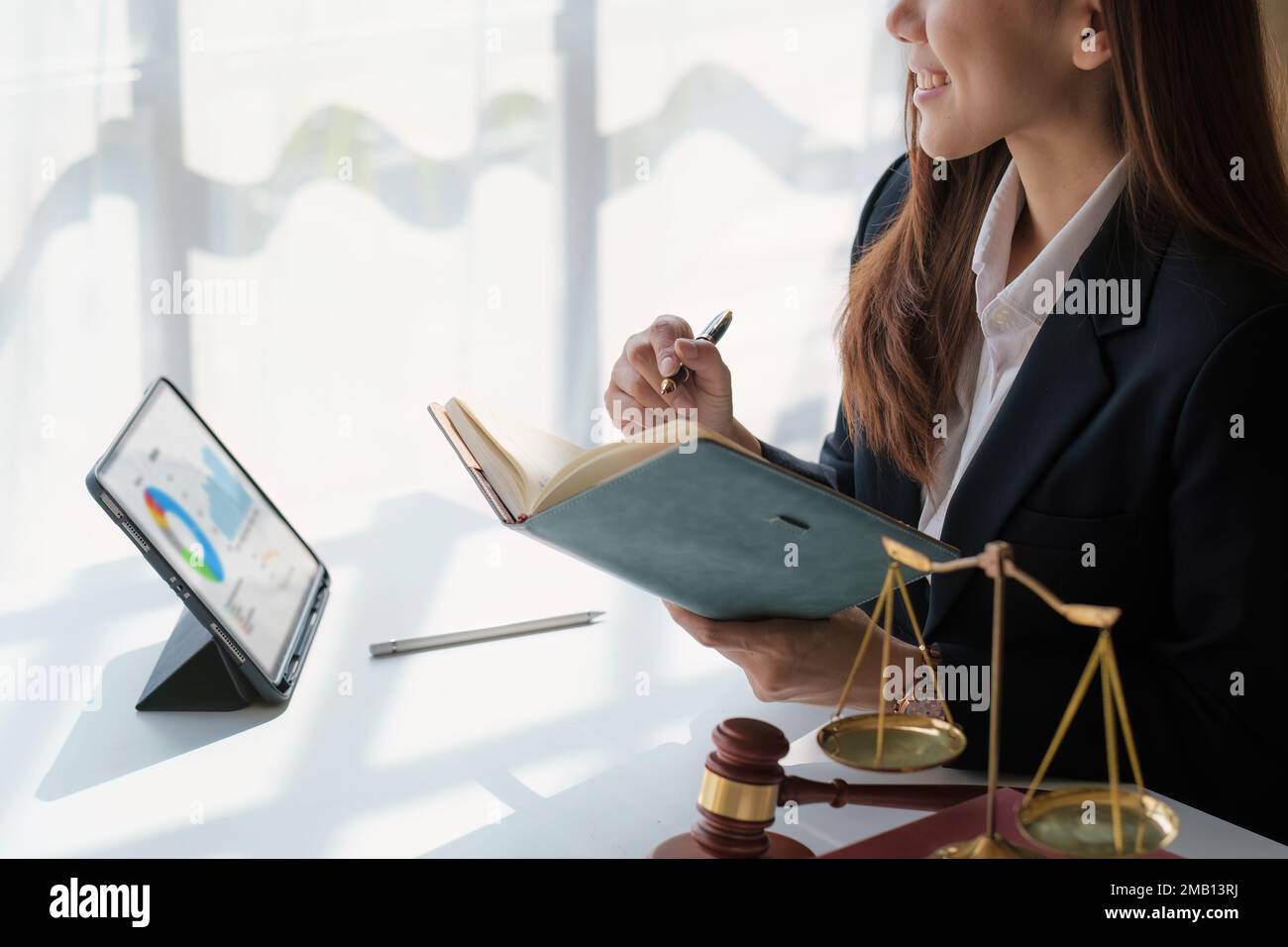 Successful female lawyer in the office hi-res stock photography and ...