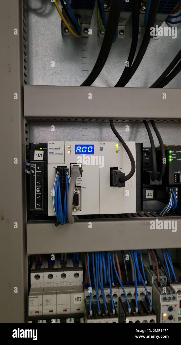 A vertical shot of an electric rectifier switch box Stock Photo - Alamy