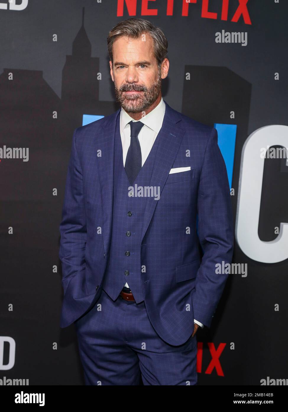 Actor Tuc Watkins attends the premiere of the Netflix series "Uncoupled ...