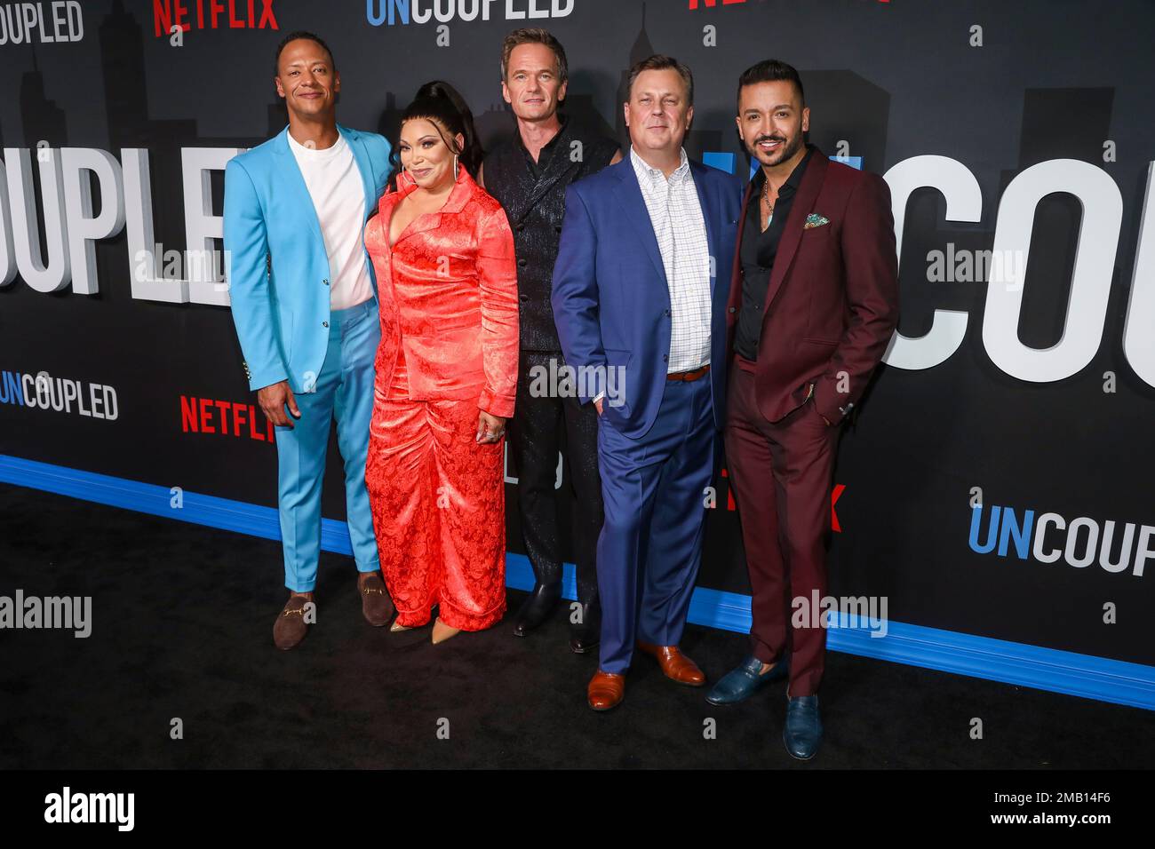 Actors Emerson Brooks, from left, Tisha Campbell, Neil Patrick Harris ...