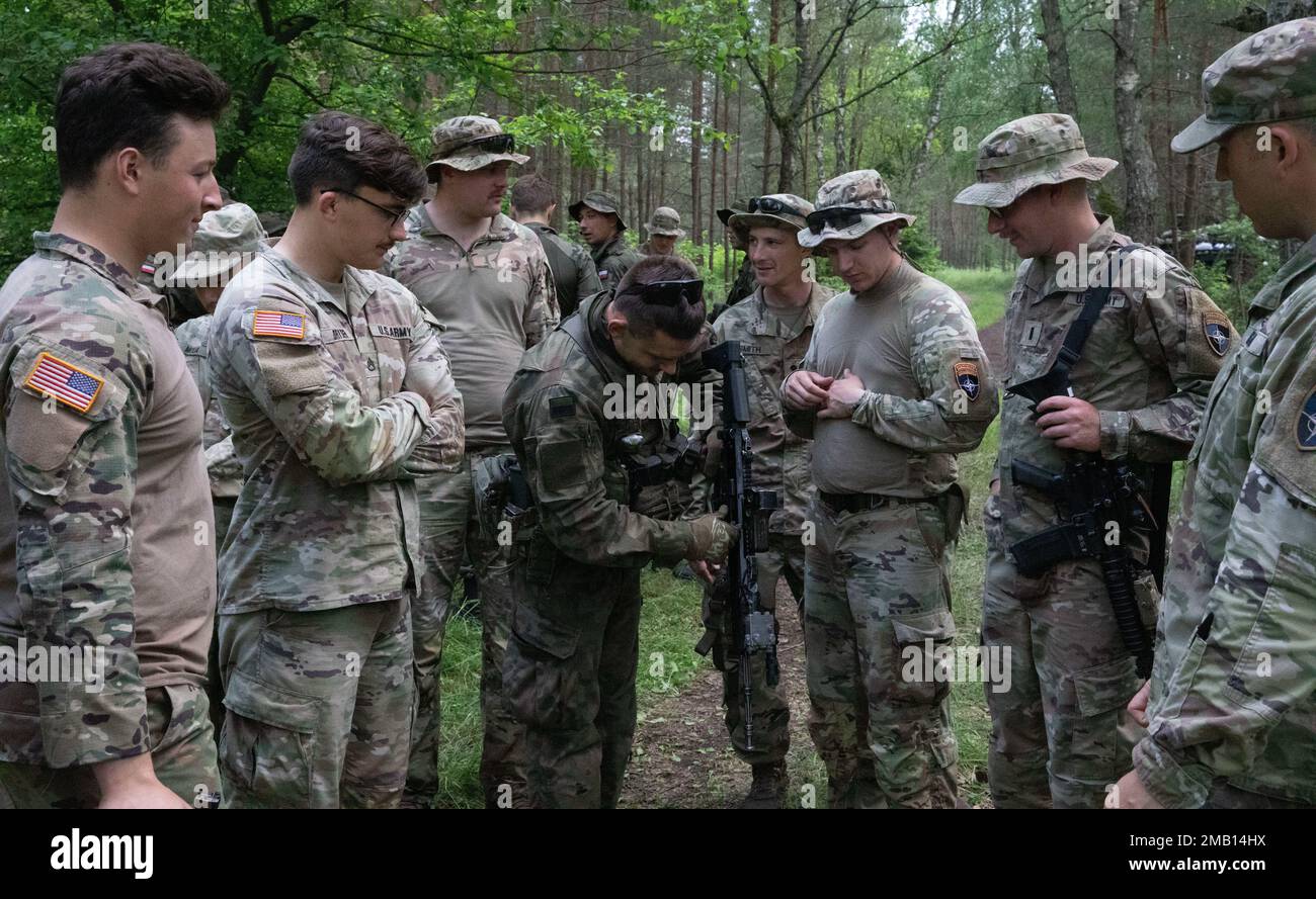 American and Polish troops of the Bemowo Piskie Training Area came ...