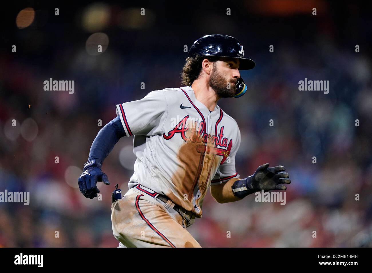 Atlanta Braves' Dansby Swanson plays during a baseball game, Tuesday ...