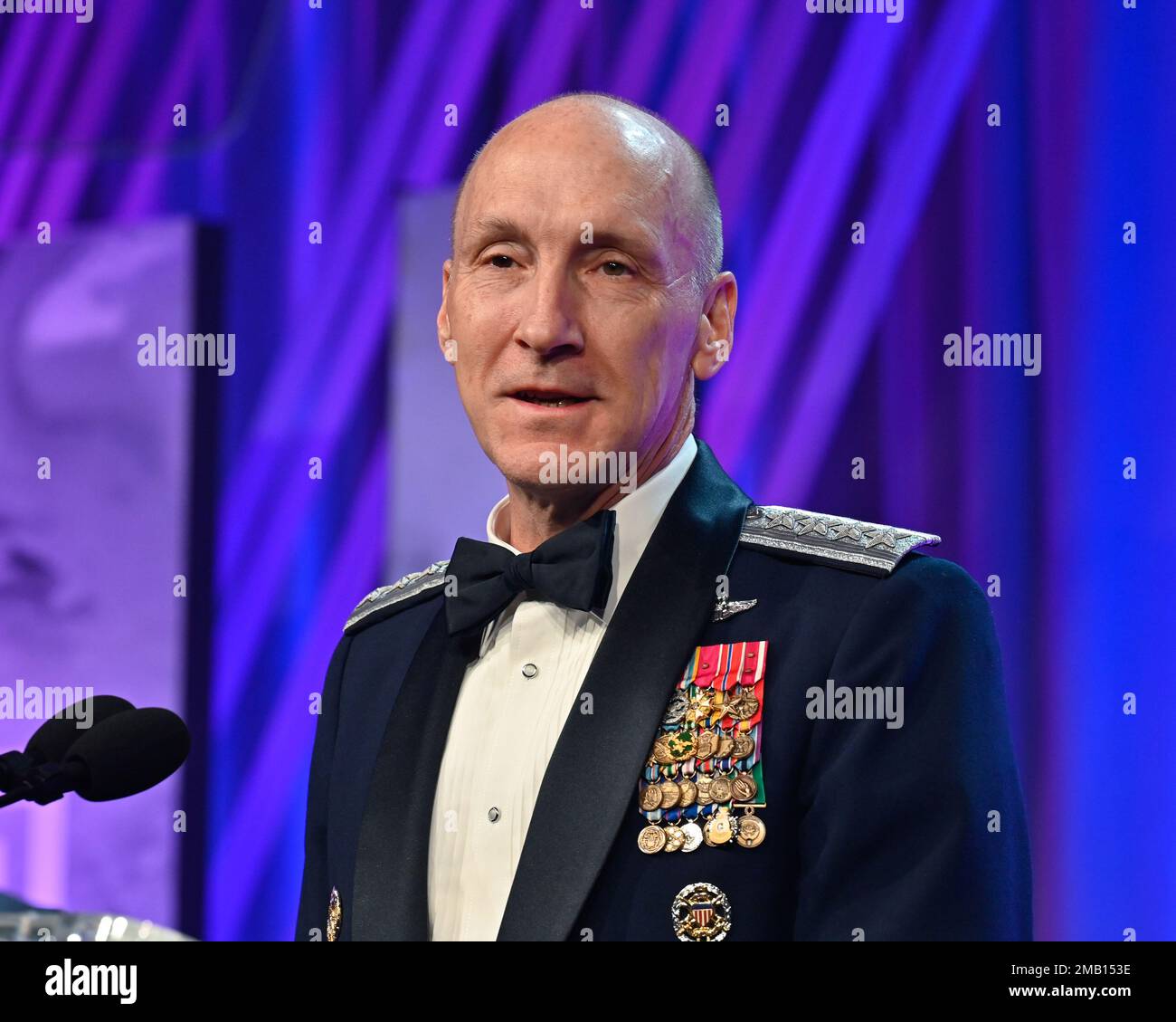 Air Force Vice Chief of Staff Gen. David W. Allvin speaks during the ...