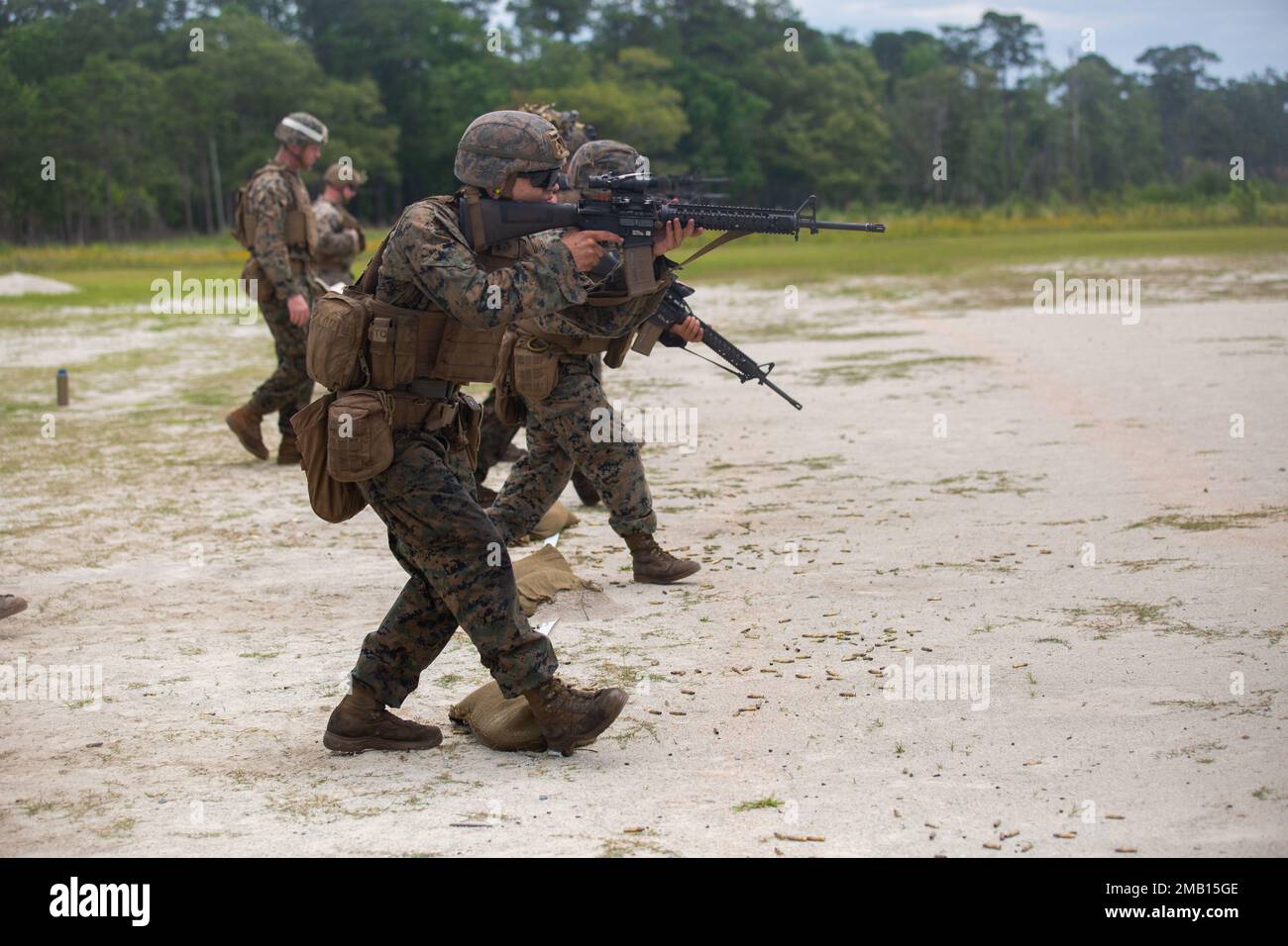 U.S. Marine Corps Combat Skills Program (CSP) participants execute a ...