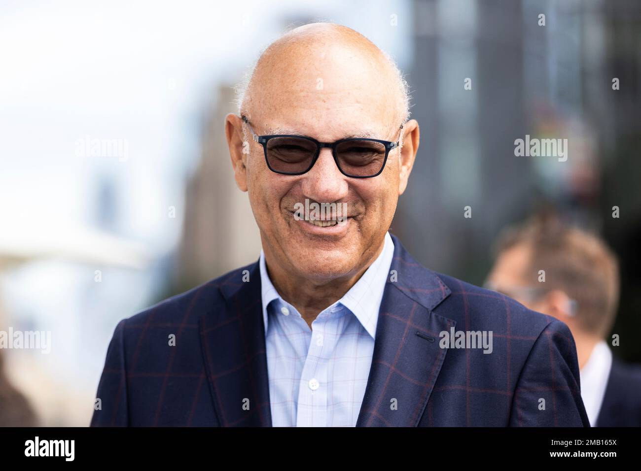 Len Coleman, former and last president of the National League, at the ...