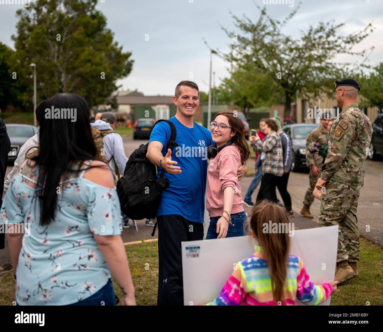 Royal family returning hi-res stock photography and images - Alamy