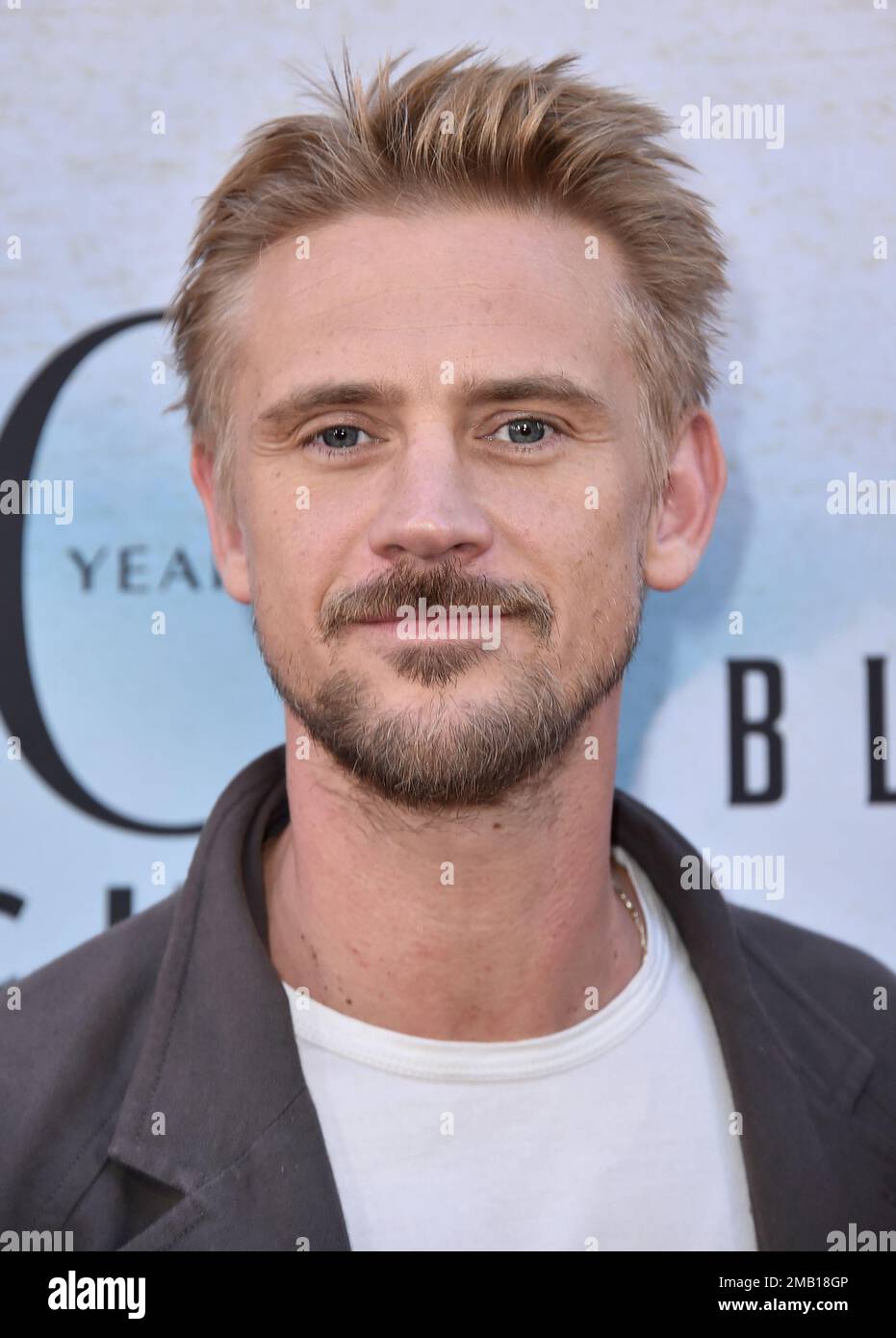 Boyd Holbrook arrives at the premiere of "Vengeance," Monday, July 25 ...