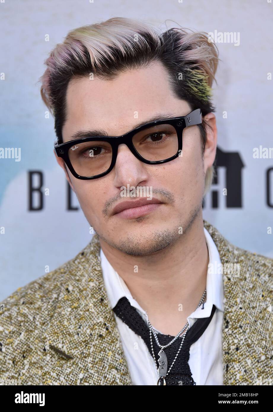 Zach Villa arrives at the premiere of "Vengeance," Monday, July 25 ...