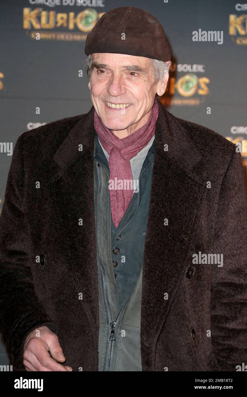 Jan 18, 2023 - London, England, UK - Jeremy Irons attending Cirque Du ...
