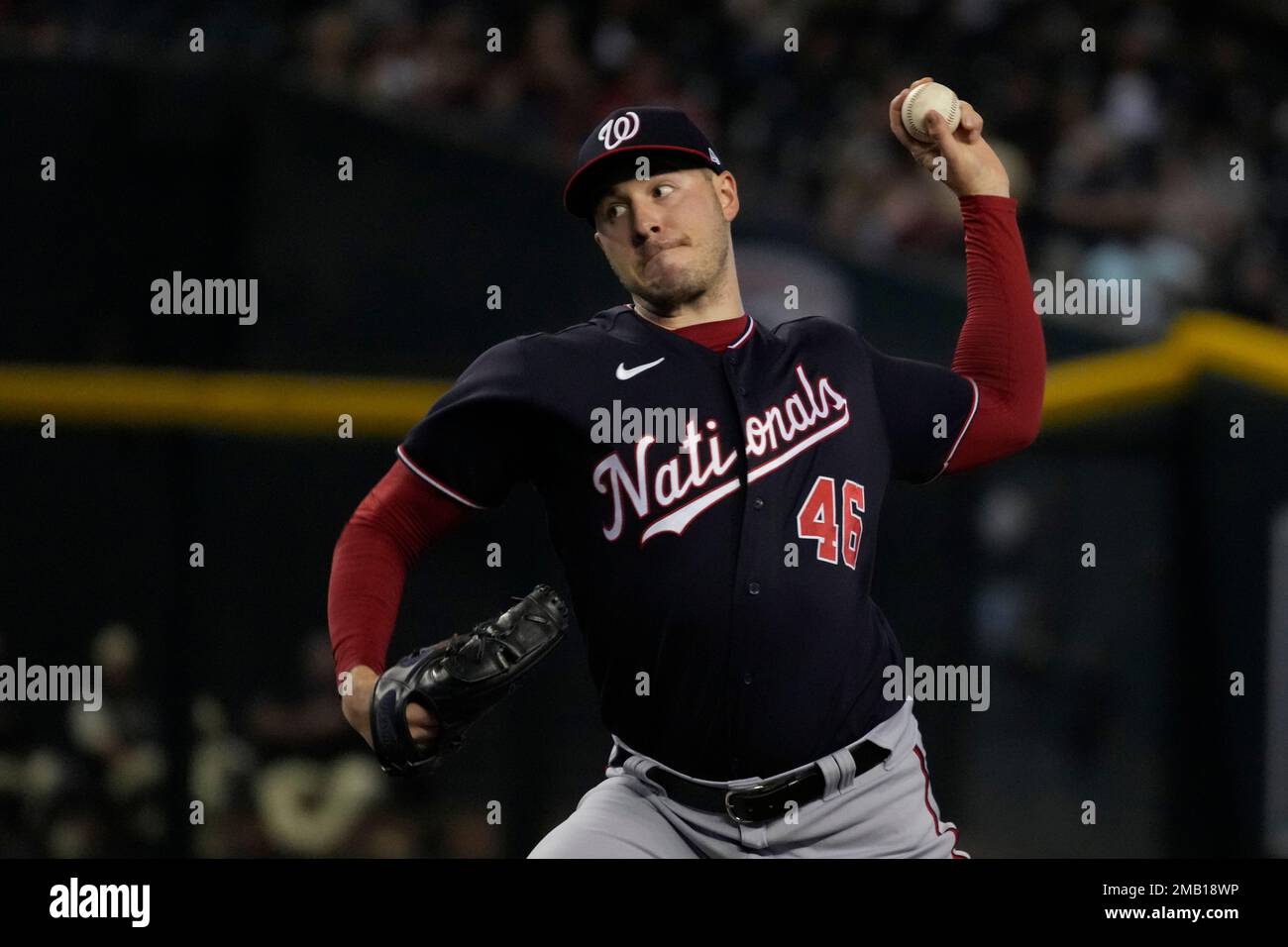 Washington Nationals starting pitcher Patrick Corbin (46) in the first ...