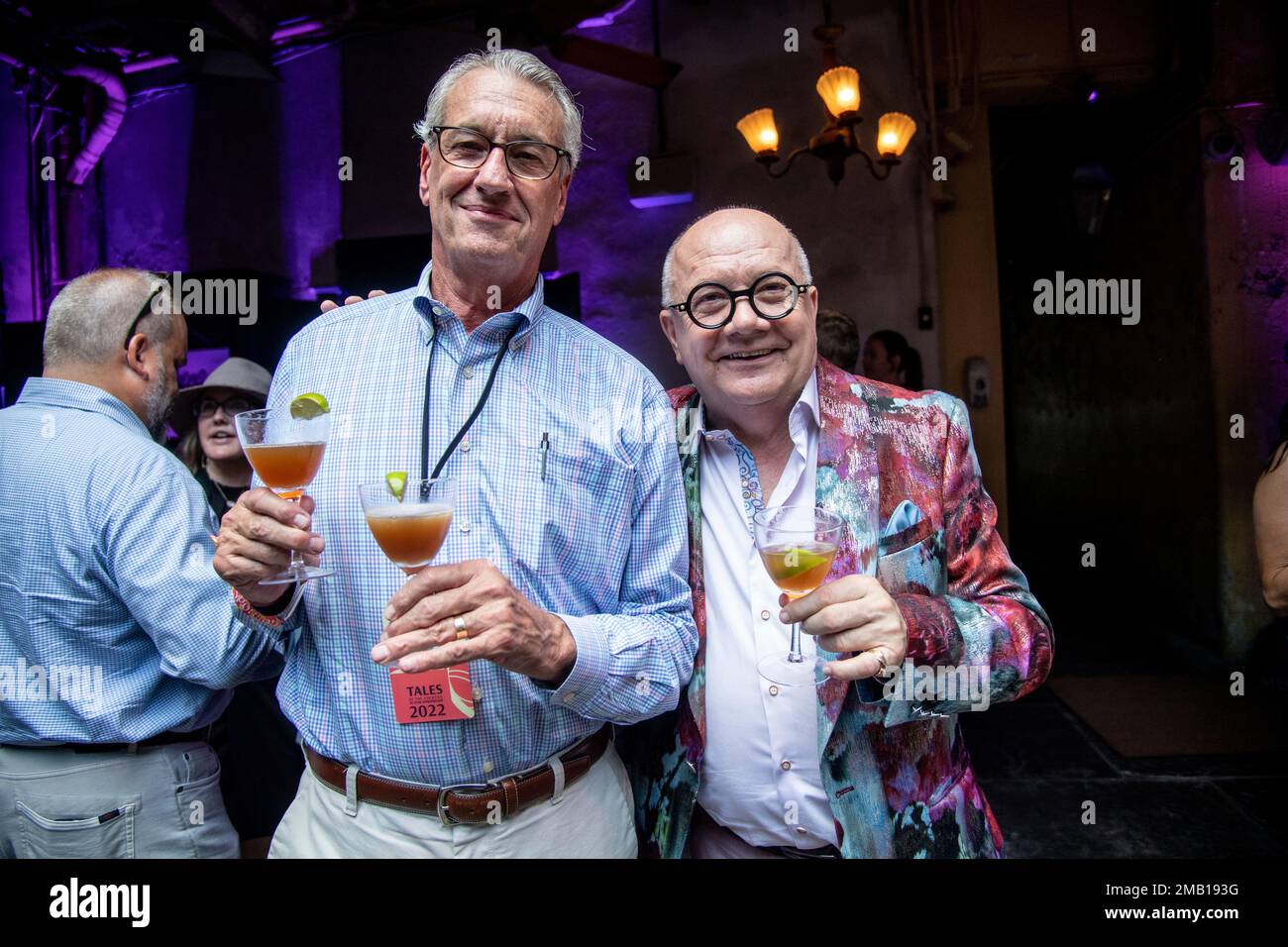 Fred Holley, left, and Patrick Van Hooreneek are seen at Tales of the ...