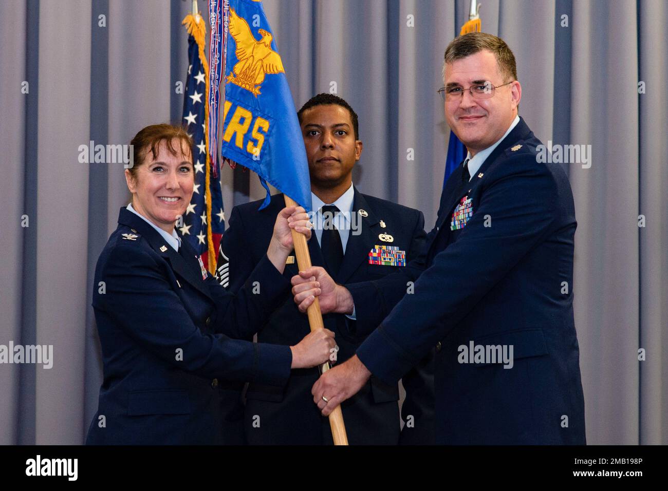Lt. Col. John Batka, right, 436th Operational Medical Readiness ...