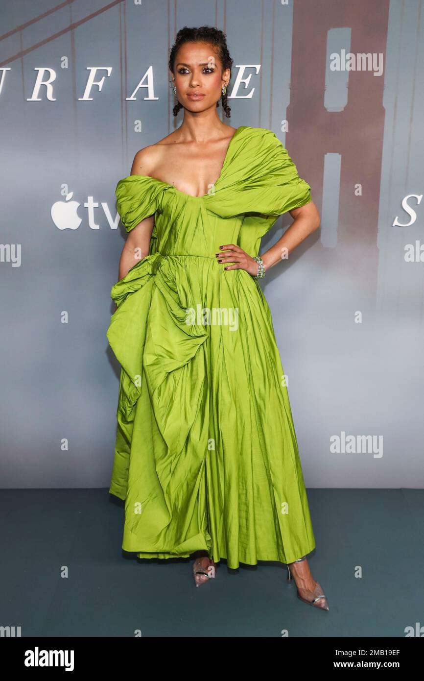 Actor Gugu Mbatha-Raw attends the Apple TV+ premiere of "Surface" at ...