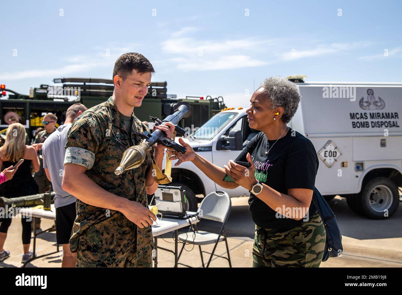 U.S. Marine Corps Staff Sgt. Dustin Shankle, a production recruiter ...