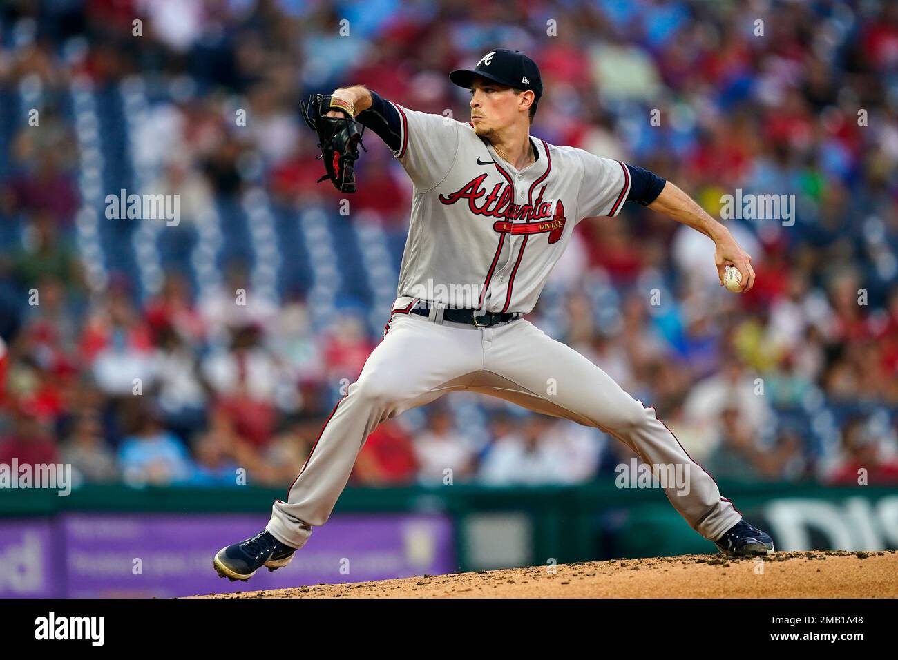 Atlanta Braves' Max Fried pitches during the second inning of a ...