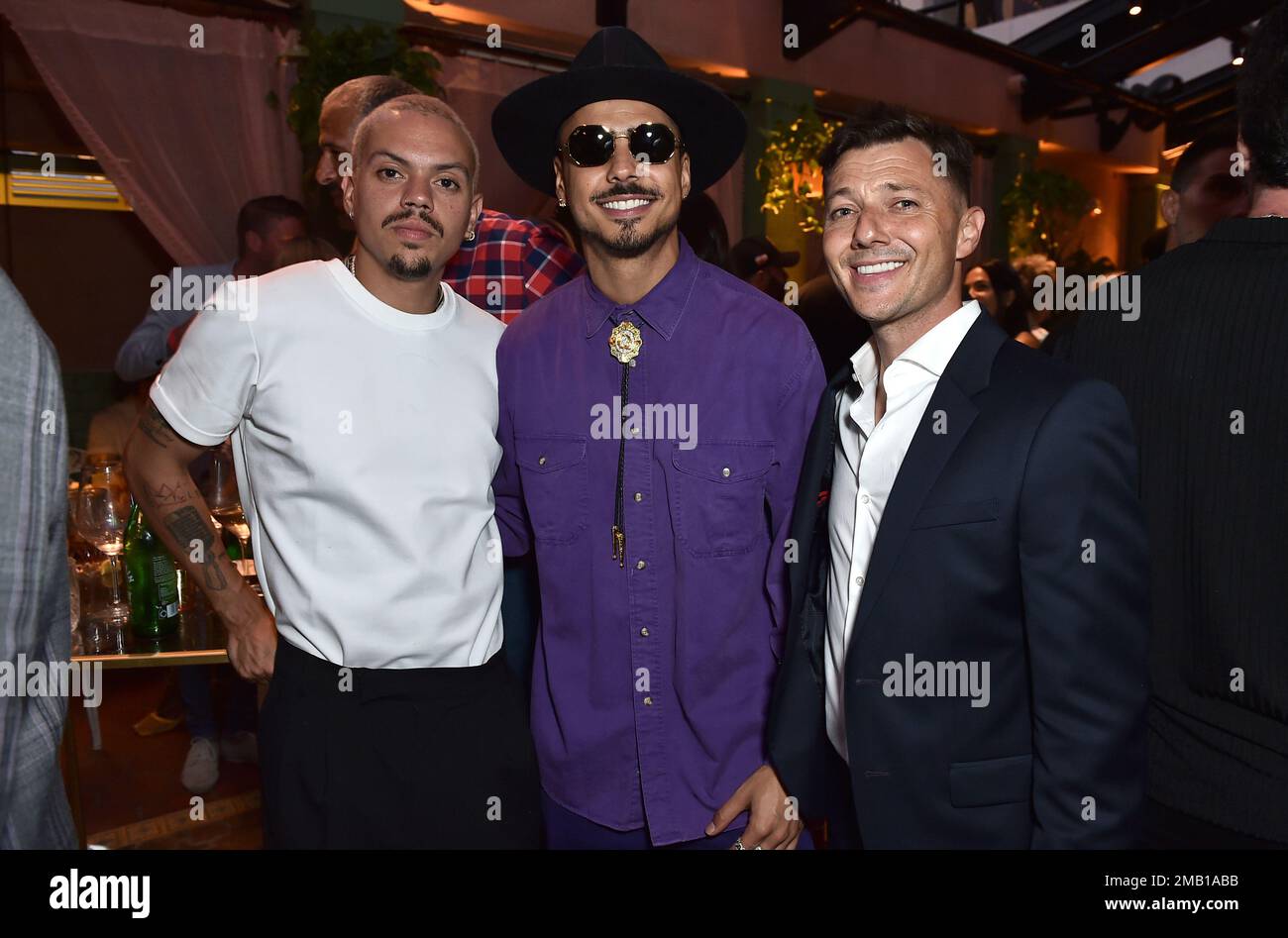 IMAGE DISTRIBUTED FOR THE HIDEAWAY - Evan Ross, Quincy Combs and Sylvain Bitton attend the grand ...