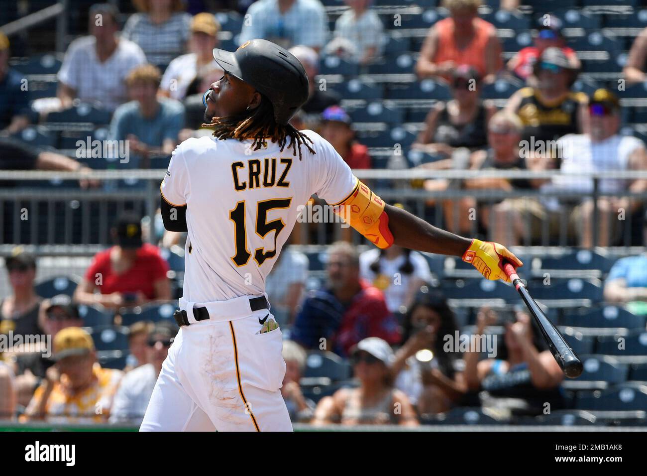 Pittsburgh Pirates' Oneil Cruz hits a solo home run against the Miami ...
