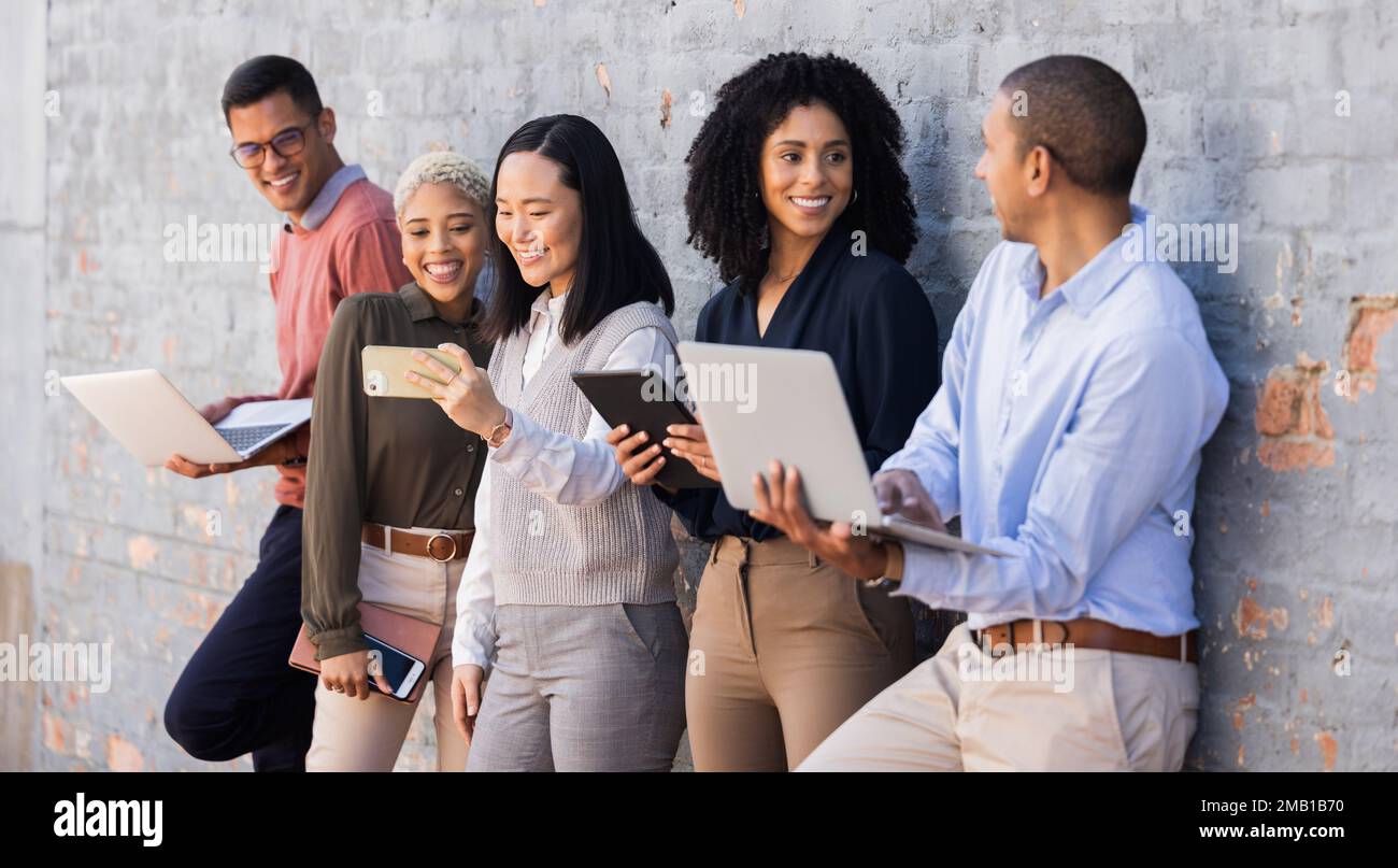 Teamwork, smile or startup recruitment people for digital agency job ...