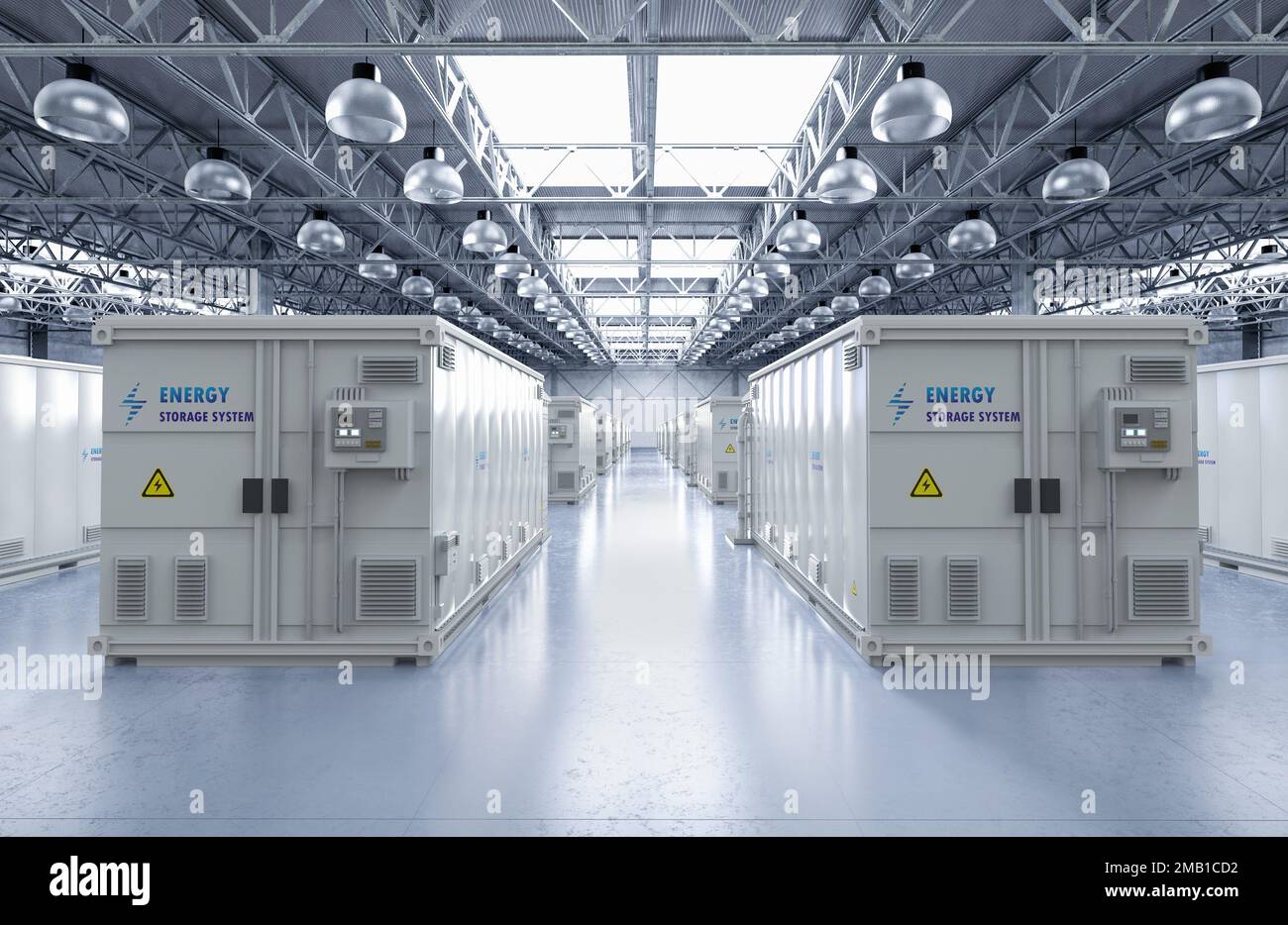 3d rendering energy storage system or battery container units in ...