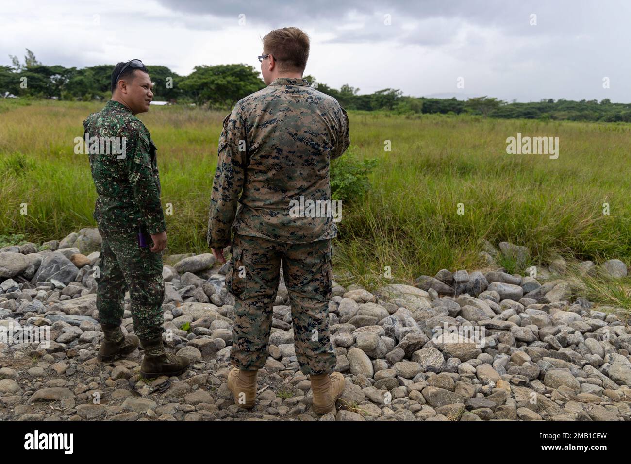A Marine with 3rd Marine Air Wing demonstrates the capabilities of the ...
