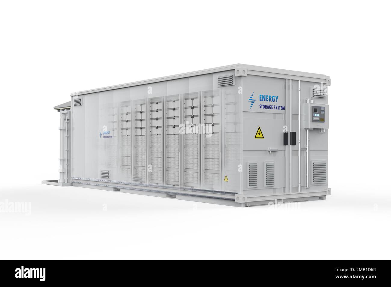 3d rendering energy storage system or battery container unit see ...
