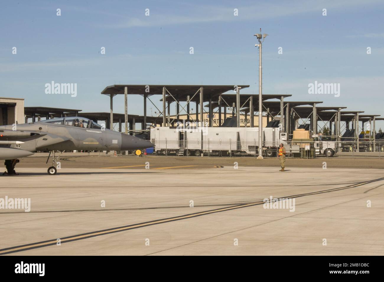 An adaptive basing trailer, which is a one-of a kind prototype that was ...