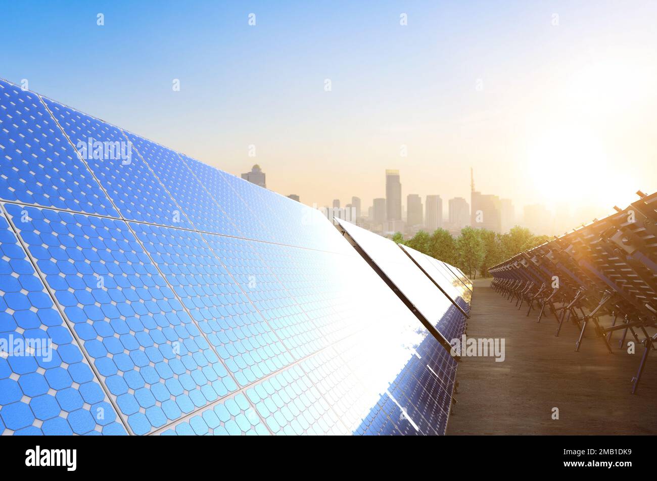 Solar panel farm on hi-res stock photography and images - Alamy