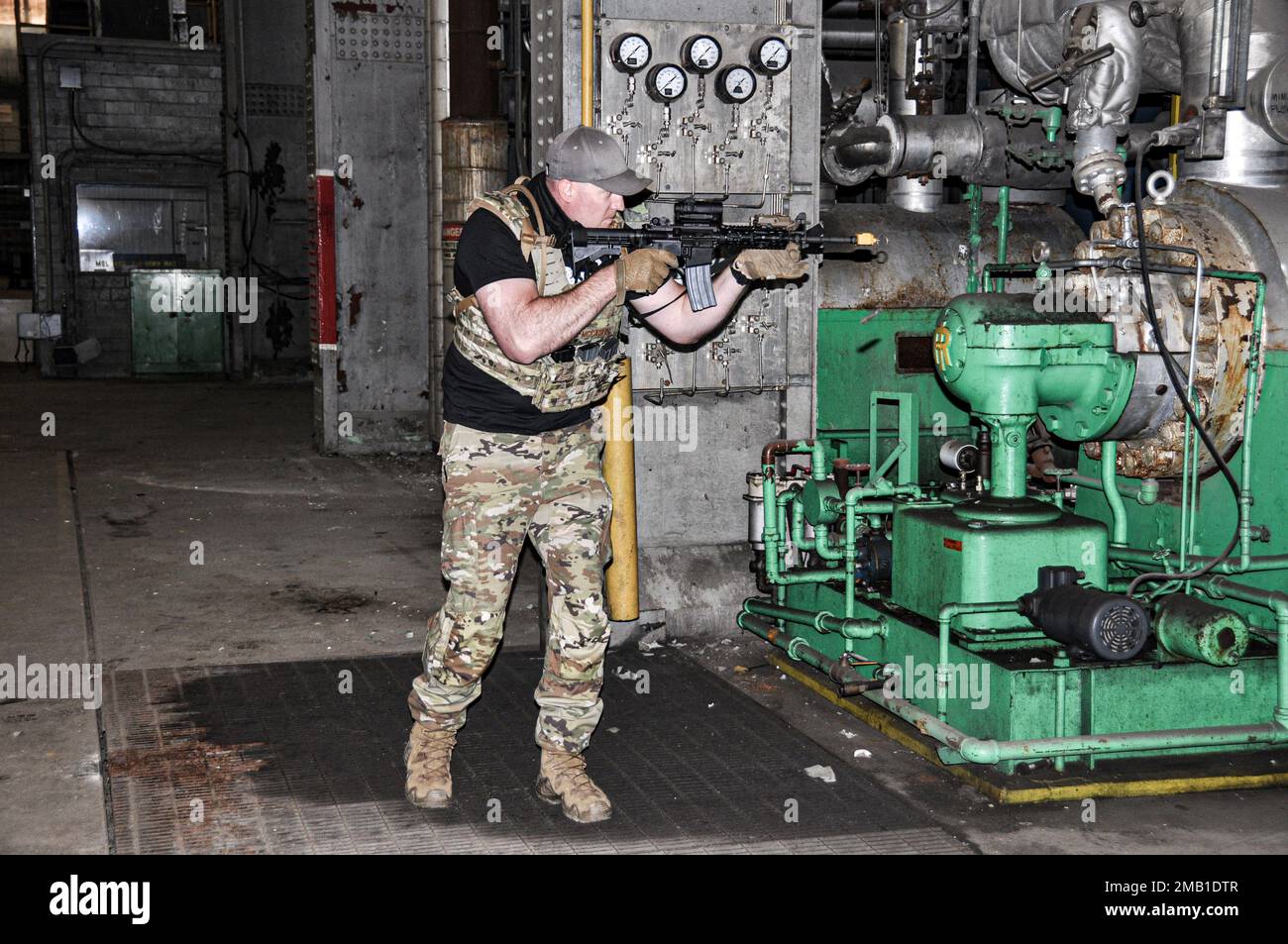 Senior Master Sgt. Sean McCaslin, S4 superintendent, 445th Security ...