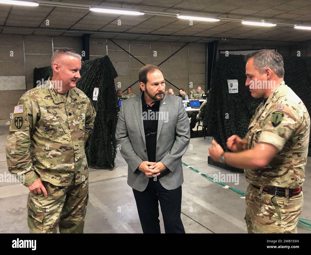 Discussing general support and detention operations at Exercise ...