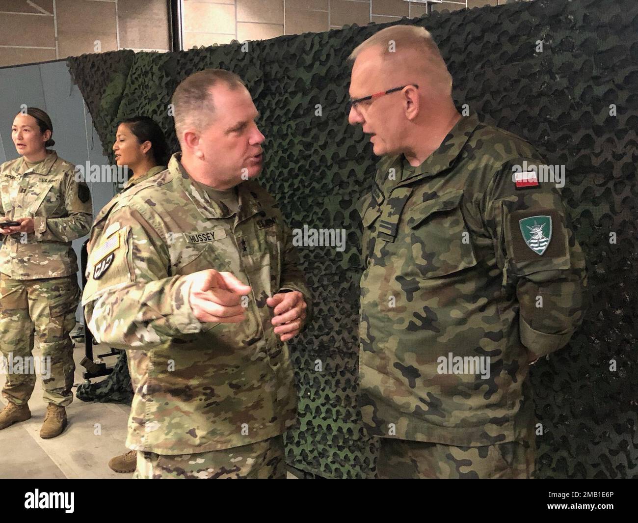 Maj. Gen. John F. Hussey, commander of the 200th Military Police ...