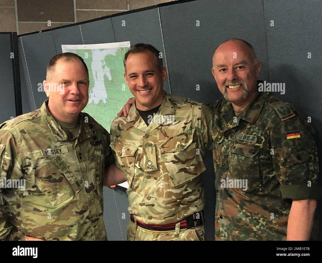 Respectively representing the United States, Great Britain, and Germany ...