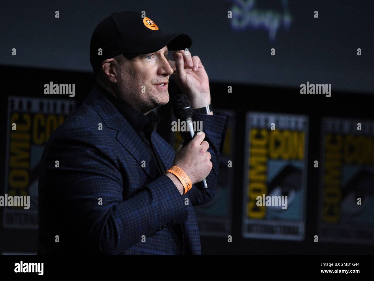 Marvel Studios President Kevin Feige attends a panel for Marvel Studios ...
