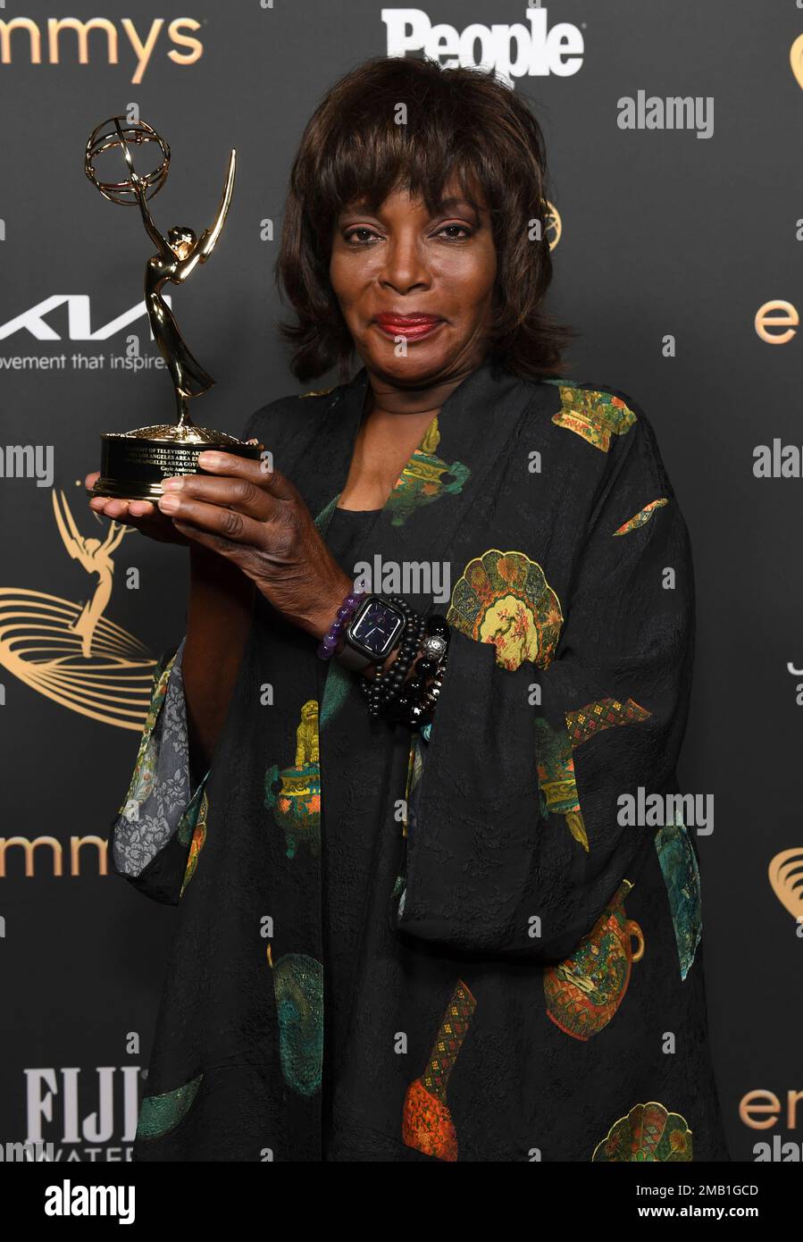 Gayle Anderson backstage after accepting the Governors Award during the ...