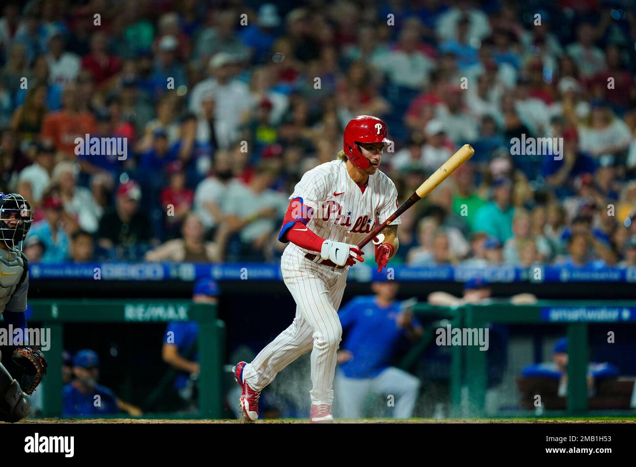 Philadelphia Phillies' Bryson Stott during the ninth inning of a ...