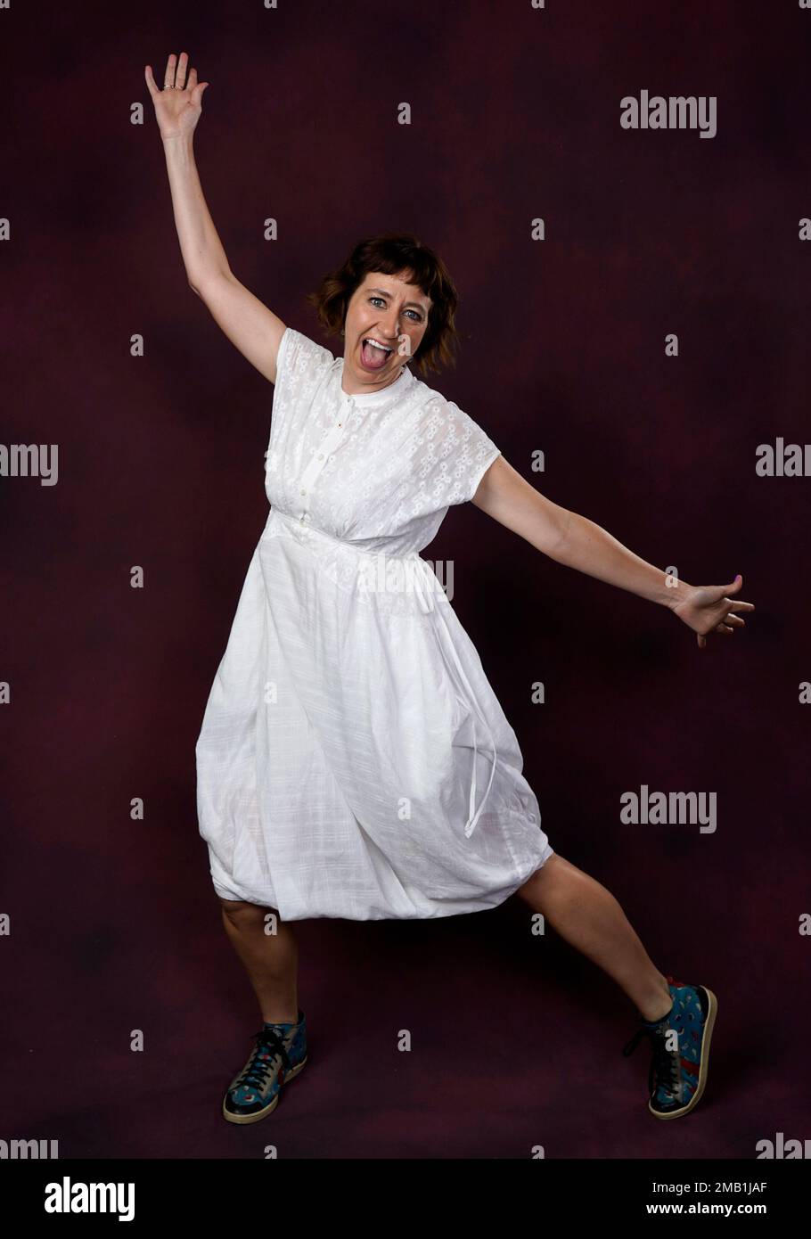 Kristen Schaal poses for a portrait to promote "What We Do in the Shadows" on day three of Comic ...