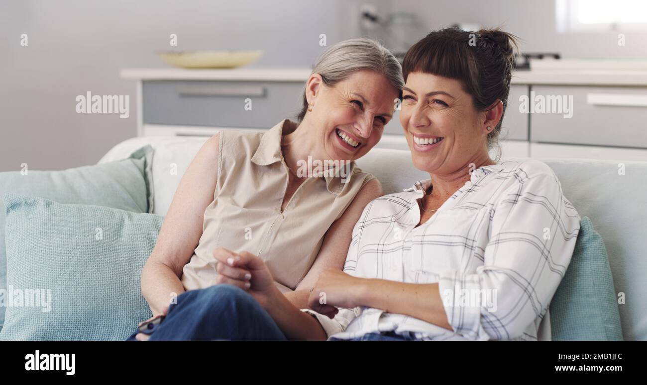 This Is Our Favourite Tv Show A Mother And Daughter Relaxing On The
