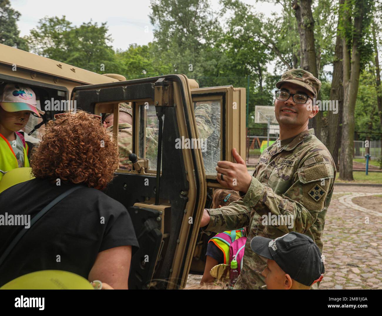 U.S. Army Pfc. Conner Corrigan, assigned to the 3rd Armored Brigade ...