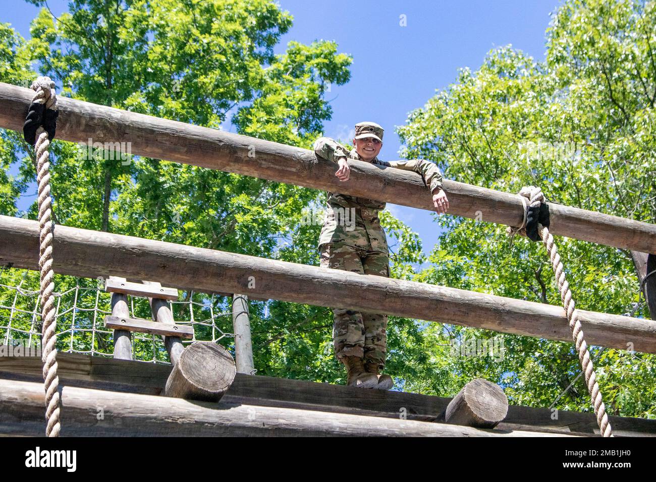 Spc. Carly Girardin, a trainer with Company B, 399th Regiment (Cadet ...