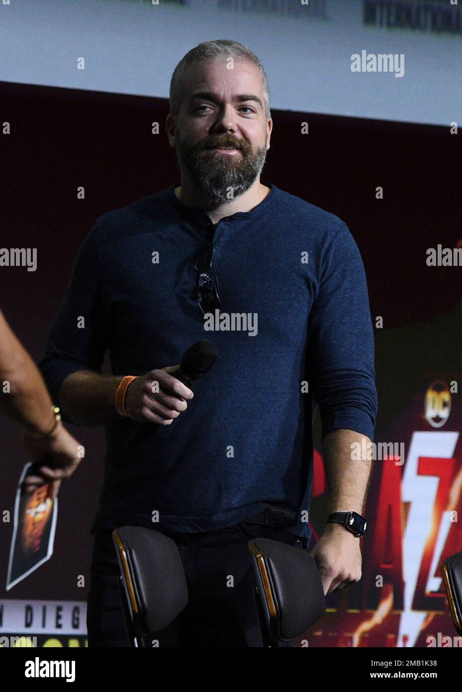 David Sandberg attends the "Shazam! Fury of the Gods" portion of the ...