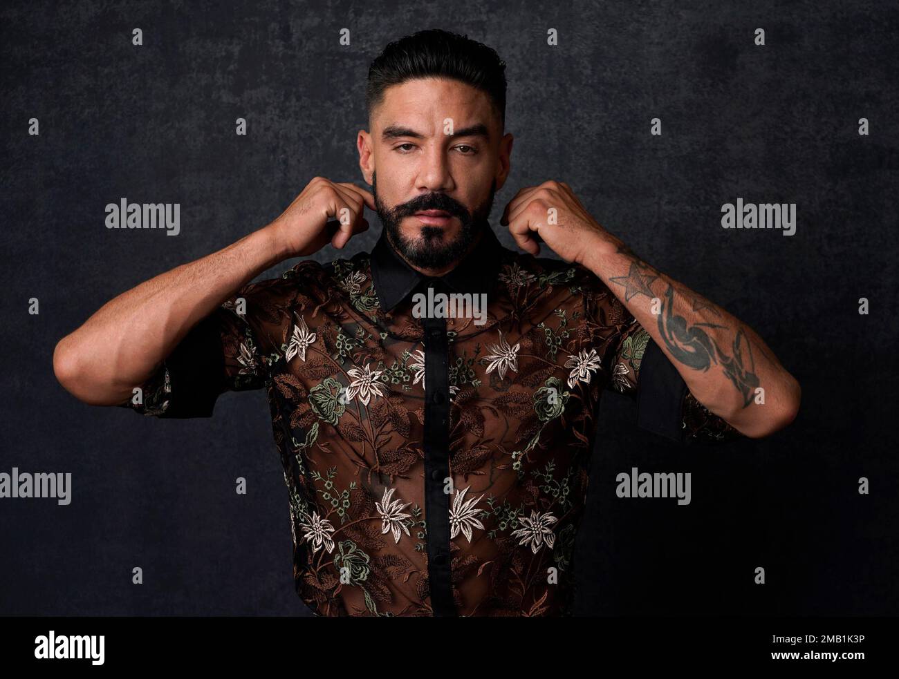 Clayton Cardenas poses for a portrait to promote "Mayans M.C." on day ...