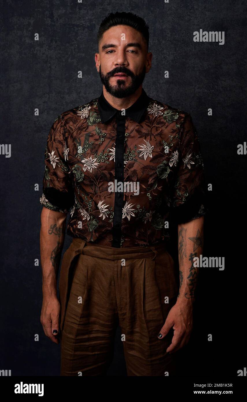 Clayton Cardenas poses for a portrait to promote "Mayans M.C." on day ...