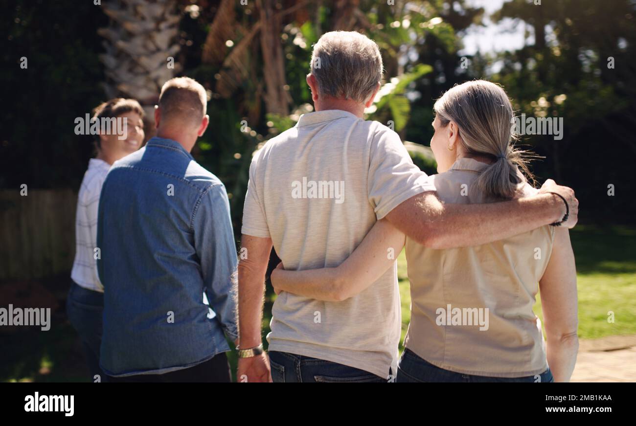 Spending some time in the sunshine with my family. a family spending a ...